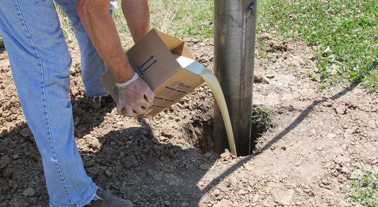 Utility Line Pole Foam - Polecrete Stabilizer®